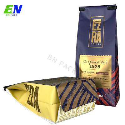 中国 点の弁が付いているジッパーが付いている紫外線高い障壁の側面のガセットのコーヒー バッグ 販売のため