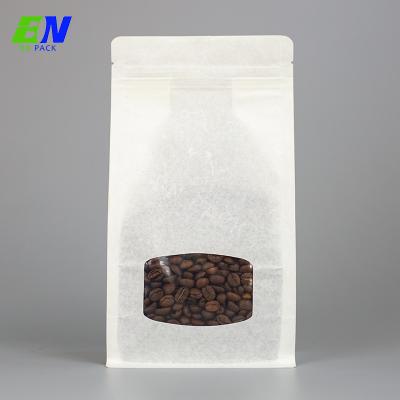 Cina Borse di caffè del fondo piatto di Kraft con colore di dimensione su misura chiusura lampo in vendita