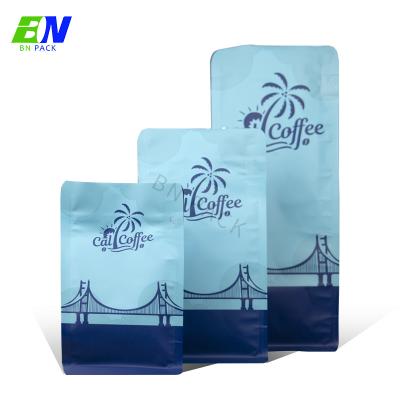 Китай ISO Supplier FDA Certificate 1 Pound Coffee Pouches Flat Bottom Bags  Gusset Pouch With Valve продается