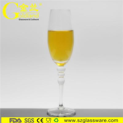 China hand made Goblet Glasses Champagne flute Glasses crystal sparking wine glasses for sale