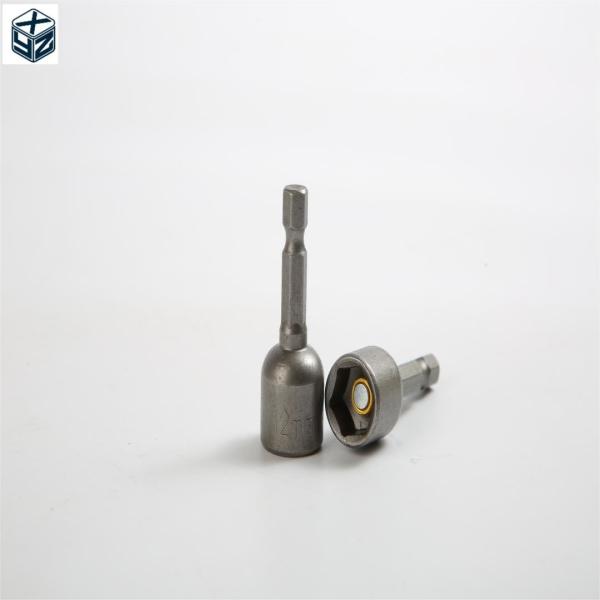 12mm*48mm*5PC CRV Magnetic Nbut Driver Set with Natural Finish and 1/4in Drive Size