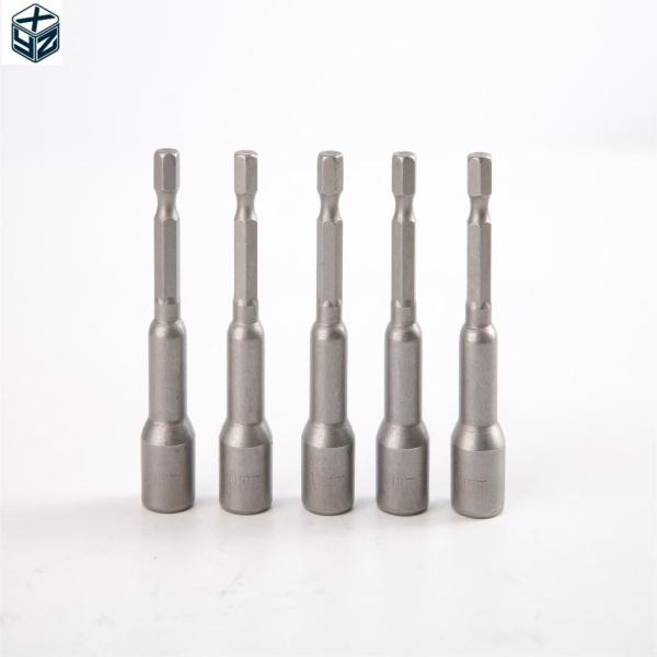 Quality Not Rated Class CRV Material 6.35 Hexagon 10mm*65mm*5PC Strong Magnetic Nut for sale
