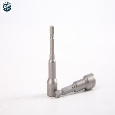 China Not Rated Class CRV Material 6.35 Hexagon 10mm*65mm*5PC Strong Magnetic Nut Driver Set for sale