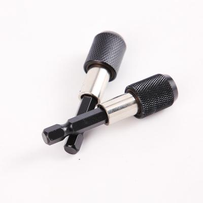 China Customized Black Electrophoretic Paint Finish 60mm Hex Shank Drill Bit Extension Set for sale