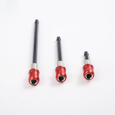 China Customized Black Electrophoretic Paint Finish 60mm Hex Shank Drill Bit Extension Set for sale