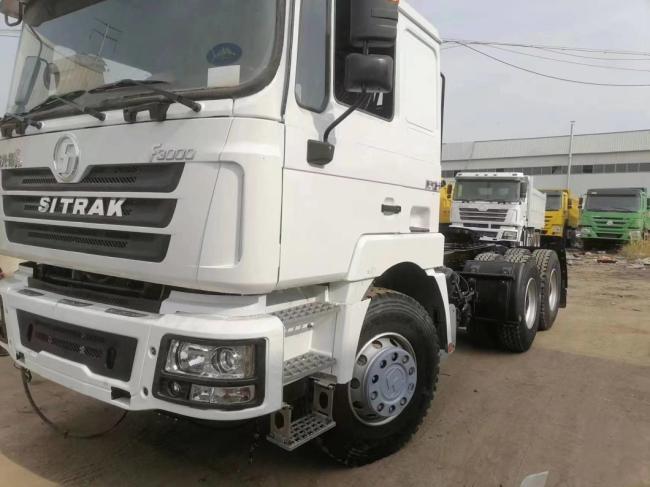 Shacman White Head Truck F3000 6X4 Heavy Head Tractor Truck