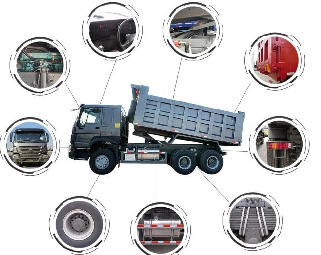 HOWO E7 12 Wheels 336/371/400HP Dump Truck Tipper Truck
