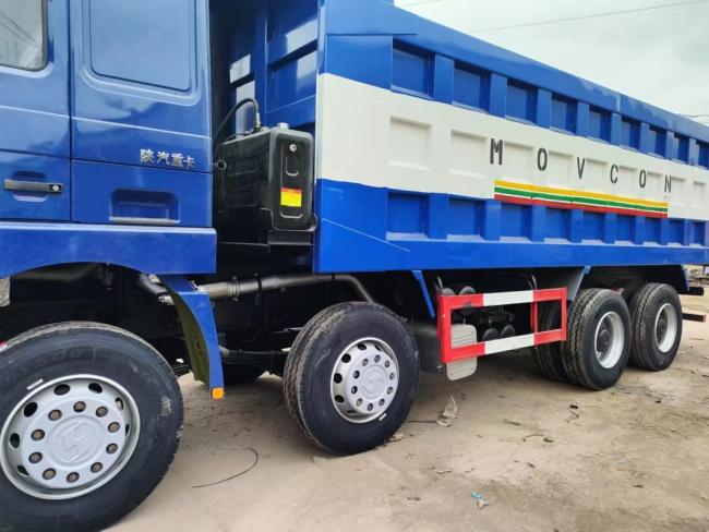China Shacman F3000 8*4 Dump Truck in Blue