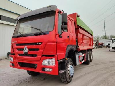 중국 DOT 인증 HOWO 6*4 템퍼 트럭 5톤 8톤 10톤 건설용 덤프 트럭 용량 판매용