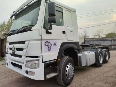 중국 HOWO 6X4 트랙터 트럭 371-430HP 반사 타이어 디자인 및 수동 변속기 판매용