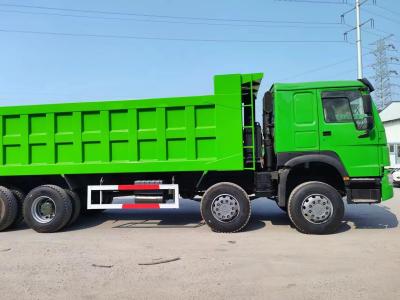 중국 6×4 드라이브 휠 12 바퀴 녹색 색상 시노트럭 HOWO 8*4 덤프 트럭 중고용 트럭 판매용