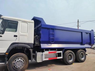 중국 10 타이어 흰색 U형 덤프 트럭 시노트럭 HOWO 6*4 좌석 ≤5 판매용