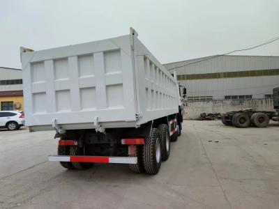 Cina 375 HP Sinotruk HOWO 8*4 Dump Truck camion usato 12 ruote Trasporto bianco in vendita