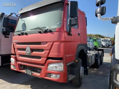 중국 수동 변속기 HOWO 6*4 트랙터 트럭 375HP 371HP 10타이어 중량 트레일러 헤드 판매용