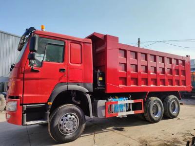중국 371HP Sinotruk HOWO 6*4 덤프 트럭 10 타이어 틱퍼 트럭 다양한 지형에 적합 판매용