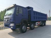 Quality Used HOWO Tipper Truck 8X4 Dark Blue Euro3 for Heavy Duty Dump in Urban for sale