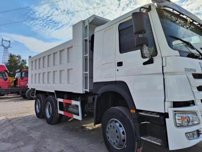 중국 화이트 HOWO 6*4 4-6L 엔진 용량 및 고객 요구 사항의 덤프 트럭 판매용