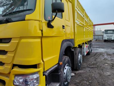 중국 중고 Sinotruk HOWO 8*4 화물 트럭 12 바퀴 웨이차이 엔진 351-450hp 6-8L 용량 판매용