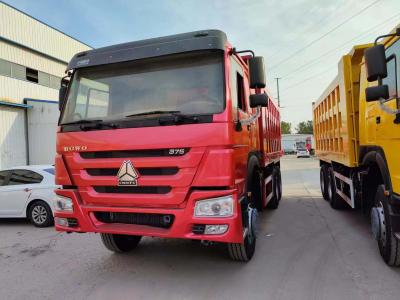 China Construction Dump Trucks Front Lifting Style HOWO 6*4 Tipper Truck 8500x2500x3600mm for sale