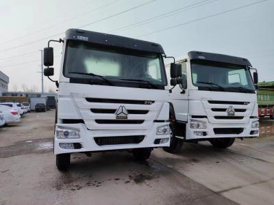 중국 시노트룩 HOWO U형 흰색 6*4 10륜 트랙터 트럭 8500*2496*3450mm 크기 판매용