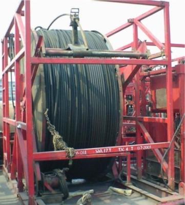 China CE Certified Coiled Tubing Reel Rugged Design Tubing Working Reel Large Capacity for sale