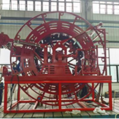 China Trailer Mounted Big Tubing Reel Oil Gas Pipeline Commissioning Pigging Onshore Use for sale