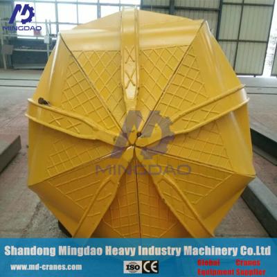 China MD Brand 2018 Hot Sale Bulk Cargoes Handling Orange Peel Type Hydraulic Grab Bucket for sale