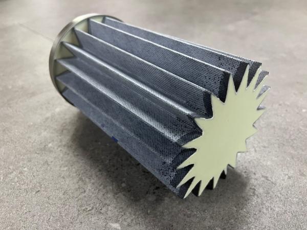 FILTERK Replacement VOLKMANN 104045 QX200Ti07  PNEUMATIC VACUUM CONVEYOR FILTER ELEMENT