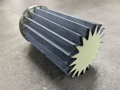 China Replacement VOLKMANN 104045 Vacuum Conveyor Filter Element with 99% Efficiency and 0.01 Micron Porosity for sale