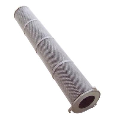 China 3 Lugs Industrial Air Filter , Aluminum Cap Dust Extraction Filters GTJ3266 Model for sale