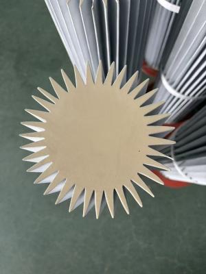 China Flange Mount Stainless Steel Pleated Metal Filter Cartridge Reusable Washable Industrial Folded Filter Element for sale