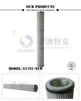 China Pool Pump Cartridge Filter Element Industrial Polyester Cylindrical Thread for sale