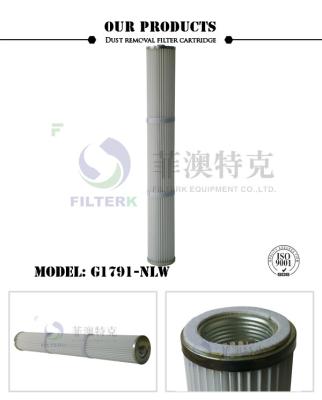 Cina Dimensione cilindrica dei fili 120 * 72 * 913mm del filtrante industriale della polvere del poliestere in vendita