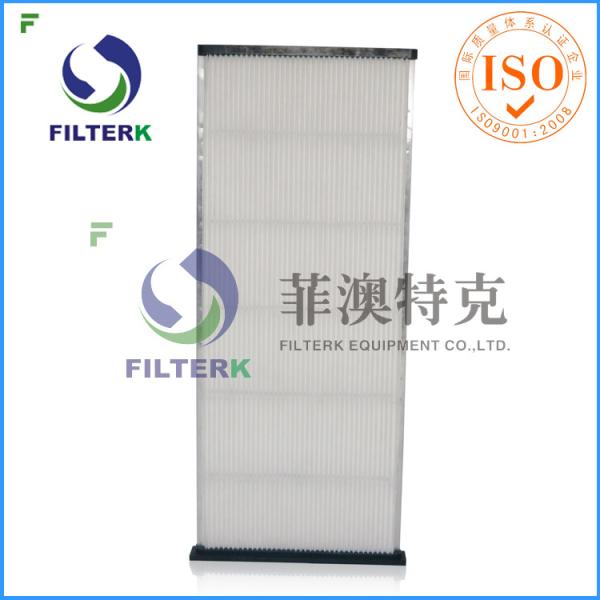 Replacement  Flat Panel Filter Pleated Panel Flat Cell With PU Cap