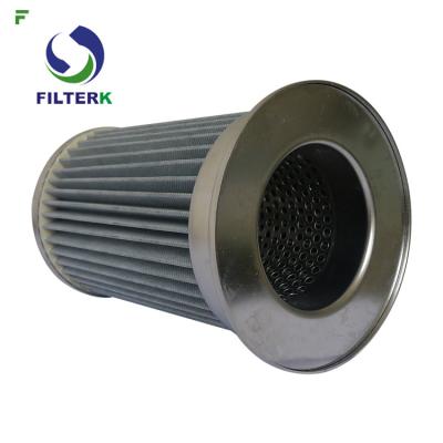 China Pleated Vacuum Pump Filter Element , Clean Side Removal Vacuum Pump Inlet Filter for sale