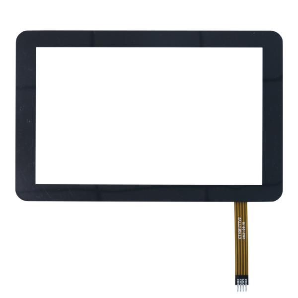Quality 10.1'' 4 Wire Resistive Touchscreen With Black Bezel For Flush Mount EMI IMMUNITY Touchscreen Panel for sale