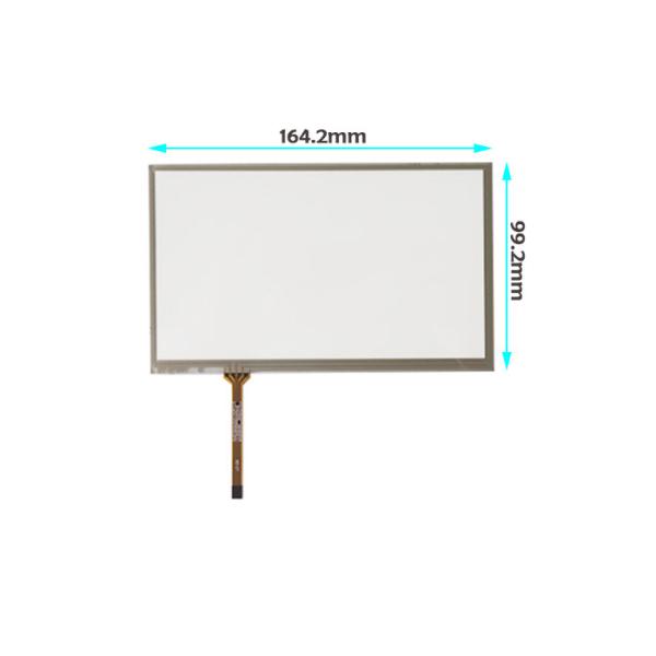 Quality 7 Inch Resistive Touch Panel With ITO Film Over ITO Glass Layers For 1024 X 600 800 X 480 LCD Panel for sale