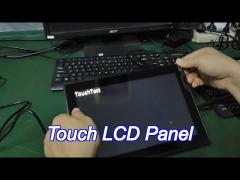 10.1'' Tipo de luz de fundo LED Painel LCD Touch Brilho 420 Cd/M2 Com Multi Touch Overlay