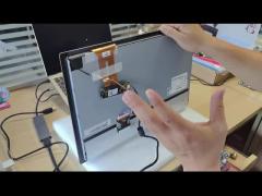 Painel LCD touch de 17 polegadas 500 Nits Brilho Tipo amplo 1920x1200 Resolução e ampla temperatura de funcionamento -20 ~ 70 °C para aplicações industriais