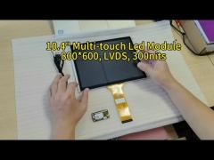 10.4 Inches Touch LCD Panel 10 Points Finger Touch Screen For Industrial and Medical Touchscreen Monitor
