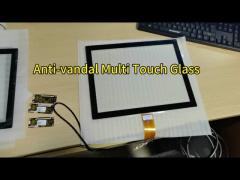 15-inch 6mm Anti-vandal Cover Glass Capacitive Touch Panel for 1024x768  Resolution LCD Panel