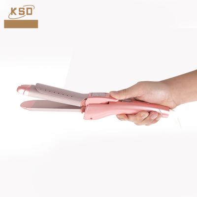 Cina Styling di capelli da bagnato a asciutto Pieghevole 2 in 1 Stretto per riccioli con piastra di ceramica in vendita
