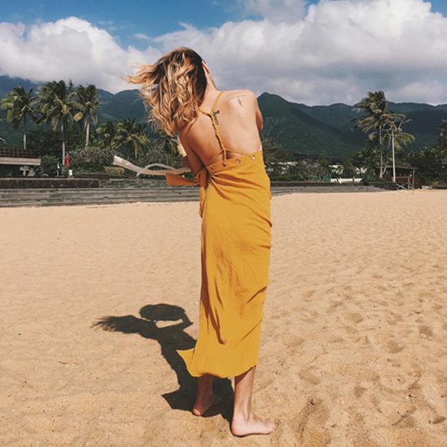 2019 cute casual dress slip dress summer beach dress lace up