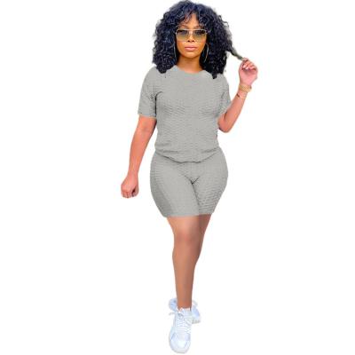 Cina 2021 antibatterico di buona qualità 2 pezzi set camicia yoga pantaloncini jogger pantaloncini abbigliamento sportivo in vendita