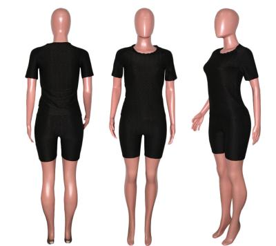 Cina 2021 antibatterico di buona qualità 2 pezzi set camicia yoga pantaloncini jogger pantaloncini abbigliamento sportivo in vendita