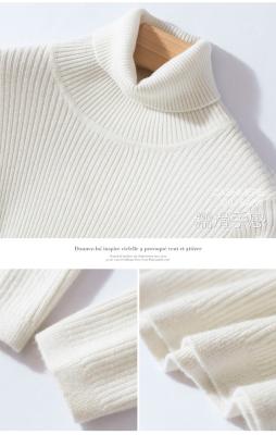Cina Donna a misura Maglietta a maglia anti-rimpicciole Collo di tartaruga Donna Maglietta in cashmere Maglietta in pullover in vendita