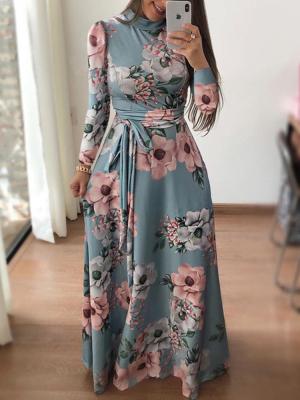 China Factory Factory Prom Dress Anti-static Hot Formal Long Sleeve Maxi Dress for sale