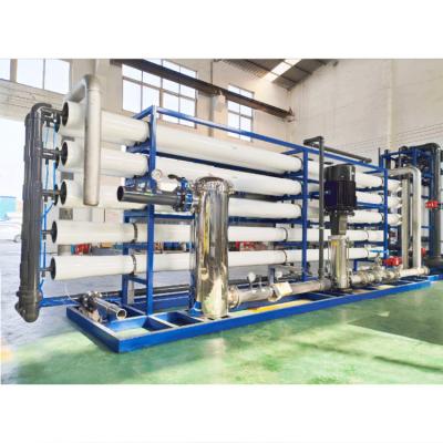 Cina Apparecchiatura per la depurazione dell'acqua di pozzi salmosi 40T impianto di desalinizzazione dell'acqua di mare industriale macchina per l'acqua ad osmosi inversa in vendita
