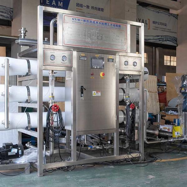 Quality RO Membrane System Brackish Salty Seawater Desalination Equipment 50T/hour for sale
