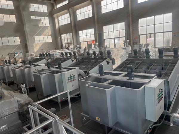 Quality Compact Sewage Treatment Plant Sludge Dewatering Machine Screw Press 0.12m³/h for sale